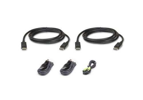 Aten 1 8m Usb Displayport Dual Display Secure Kvm Cable Kit 2l 7d02udpx5