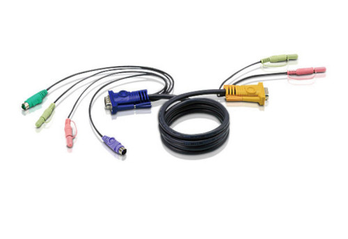 ATEN 3M PS/2 KVM Cable with 3 in 1 SPHD and Audio 2L-5303P
