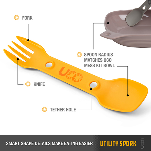 UTILITY SPORK UCO Gear - UCO Gear - ערכות אוכל UCO
