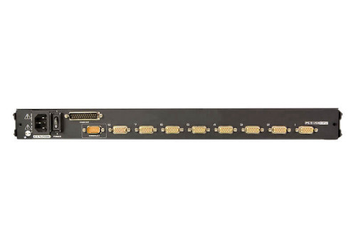 ATEN 8-Port PS/2-USB VGA Single Rail LCD KVM Switch CL5708M