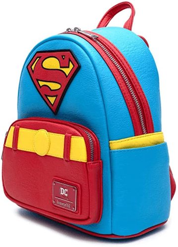 Loungefly DC: Superman Cosplay Mini Backpack - תיקי Loungefly