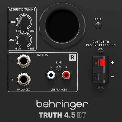 זוג רמקולים מוניטורים Behringer TRUTH 4.5 BT