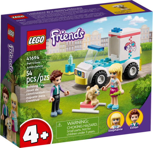 לגו - חברות - אמבולנס לחיות מחמד 41694 LEGO - Lego - חברות - FRIENDS