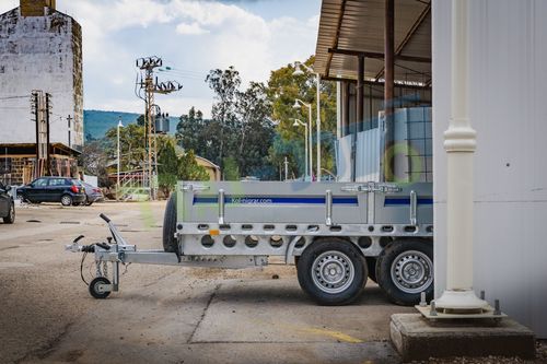 נגרר פתוח דו סרני עם בלמים 3.42X1.72 למשקל 2500 ק"ג - דגם W26L35 Wiola Trailers - WIOLA - נגררים ...