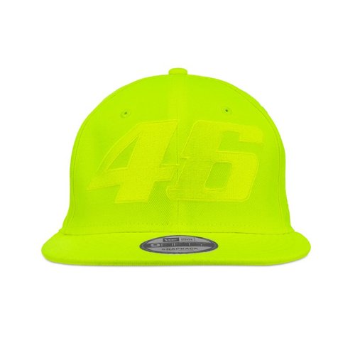 כובע ולנטינו רוסי צהוב VR46 NEW ERA NEON YELLOW TONE-ON-TONE CORE CAP