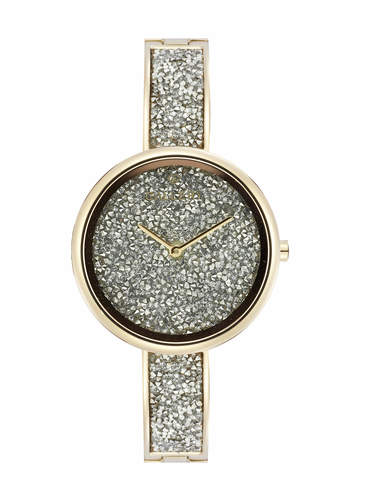 שעון גלרי זהב בשילוב אבנים בצבע כסוף Gallery - Gallery - GALLERY עד 599₪