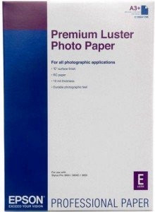 נייר הדפסה +Epson Premium Luster Photo Paper A3