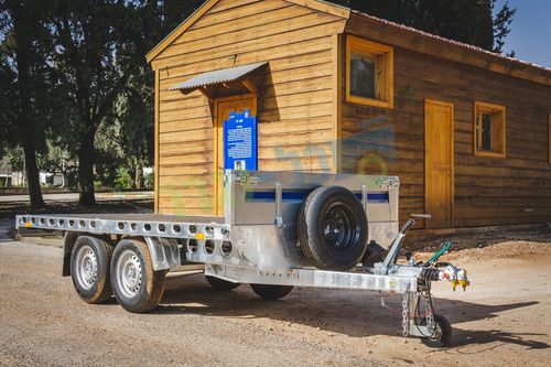 נגרר פתוח דו סרני עם בלמים 3.42X1.72 למשקל 2500 ק"ג - דגם W26L35 Wiola Trailers - WIOLA - נגררים ...