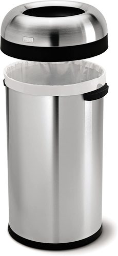 פח אשפה 60 ליטר - SimpleHuman מוברש - אשפתון - הזמינו אונליין Bath Plus