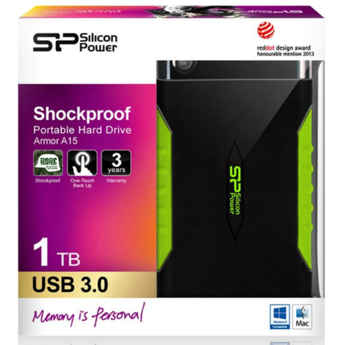 כונן קשיח PHD ARMOR A15 מבית Silicon Power 1000GB • זה להיט