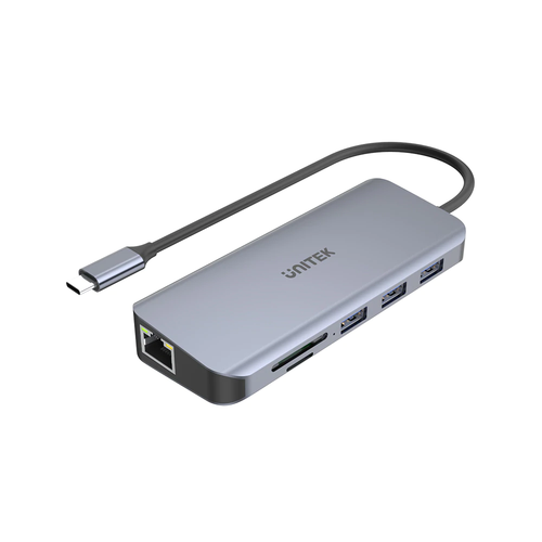 תחנת עגינה Unitek Uhub N9 9 In 1 Usb C Hub D1026b במלאי Unitek