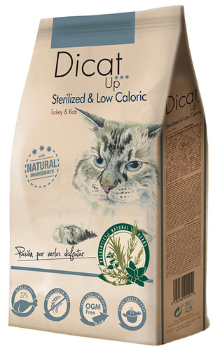 דיקאט לחתול מעוקרת/מסורס ומופחת קלוריות 3 ק"ג Dicat up דיקאט אפ - Dicat ...