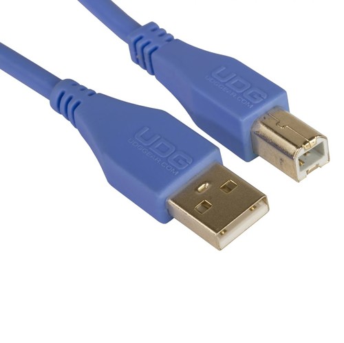 UDG Ultimate USB Cable A-B Blue 2M כבל זוויתי כחול - UDG - כבלים לדיג'יי