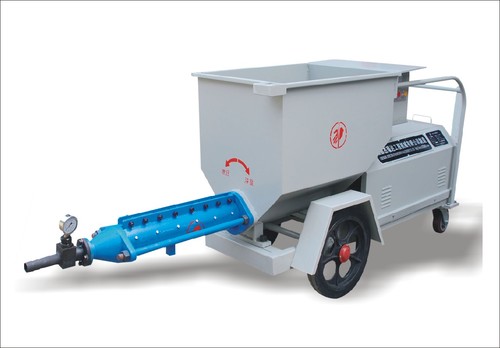 מכונת טיח/מלט חשמלית 200 ליטר GJB500 - משאבות טיח וגבס