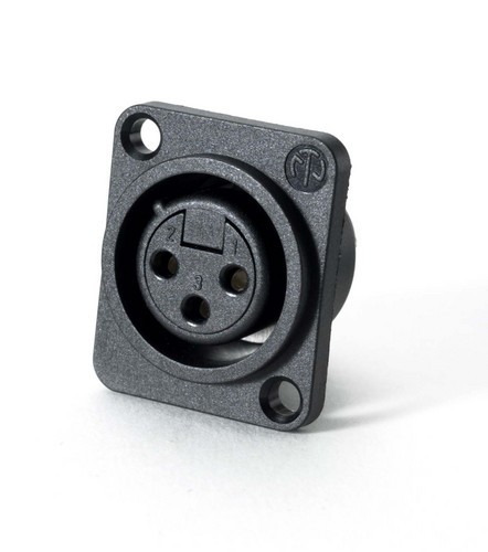 שקע XLR לפאנל NC3FPP