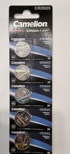 מארז 5 סוללות CAMILION CR2025 CAMELION - CAMELION - סוללות ומטענים