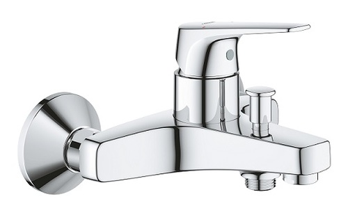 ברז סוללה לאמבטיה גרואה 23601000 BAUFLOW כרום GROHE - GROHE - ברזים GROHE