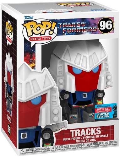 POP Vinyl: Transformers Tracks ECCC (קומיקון מדבקה משותפת) Funko ...